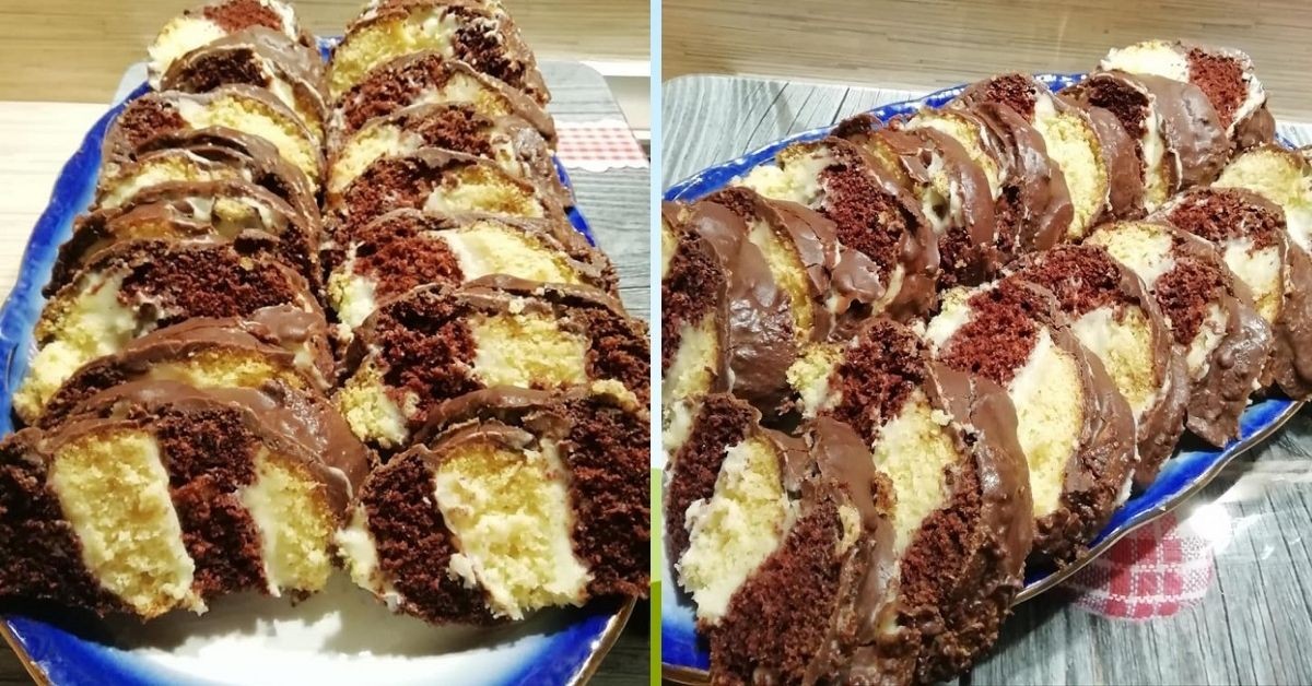 Write the recipe for the two-colored roulade on your fridge right away ...