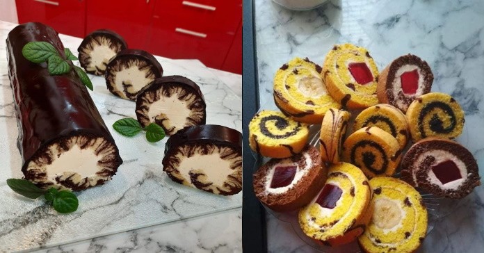 Sweet roulades are the pride of every housewife. Bake them according to ...