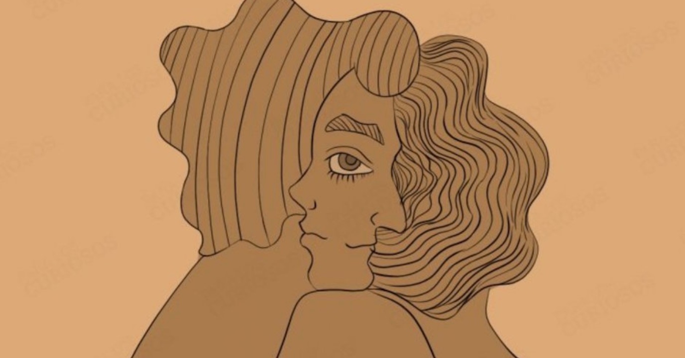 What do you see in the picture, a woman's face or a man's face? It ...