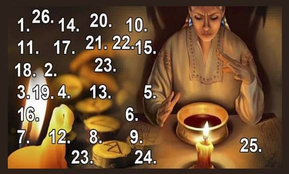 Choose one number from the picture and find out what the Universe is ...